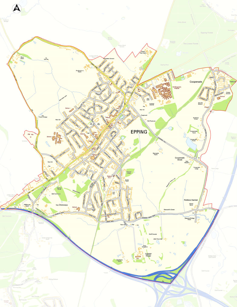 Map of Epping Parish - Epping Town Council